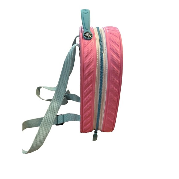 CROCS | Accessories | Crocs Pink Blue Backpack Used Girl | Poshmark